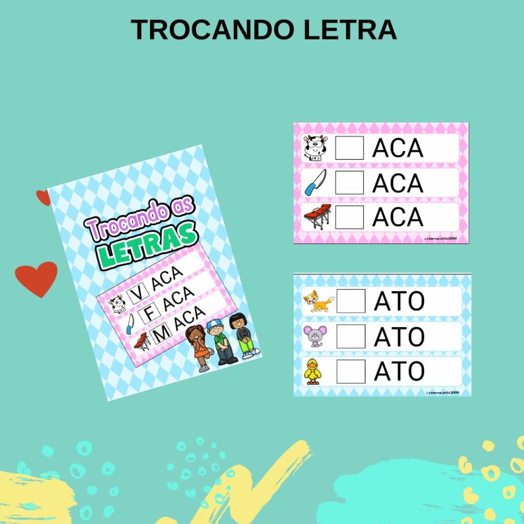 TROCANDO LETRAS - Professor Gamificado - Atividades Pedagógicas