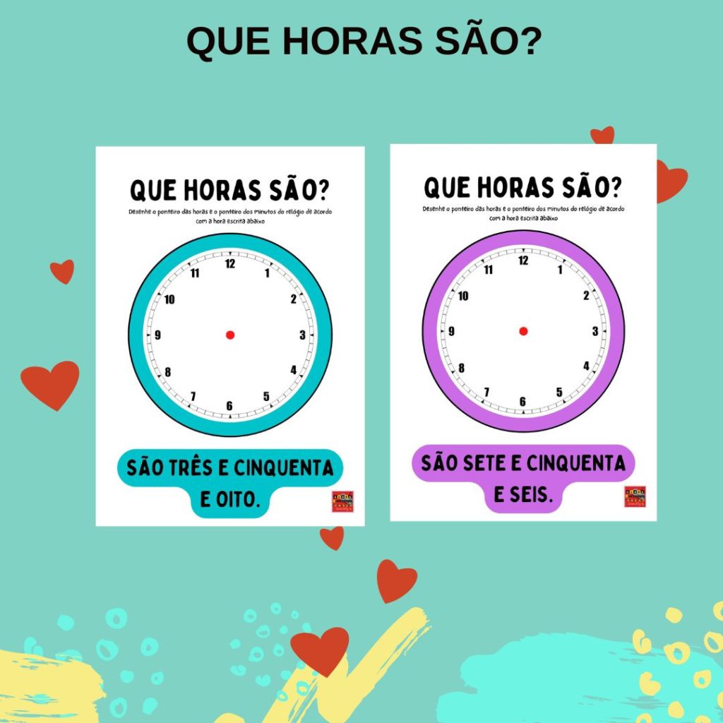 QUE HORAS SÃO? – Professor Gamificado – Atividades Pedagógicas