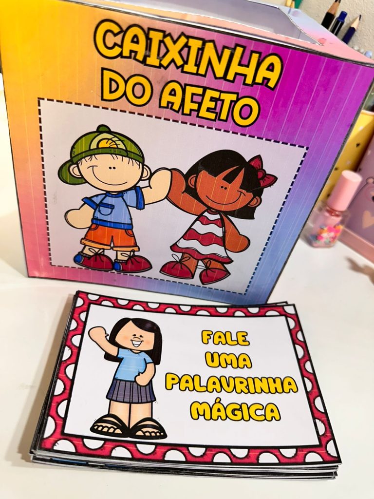 CAIXA PEDAGÓGICA / CAIXINHA DO AFETO / CAIXA DAS EMOÇÕES – SENTIMENTOS ...