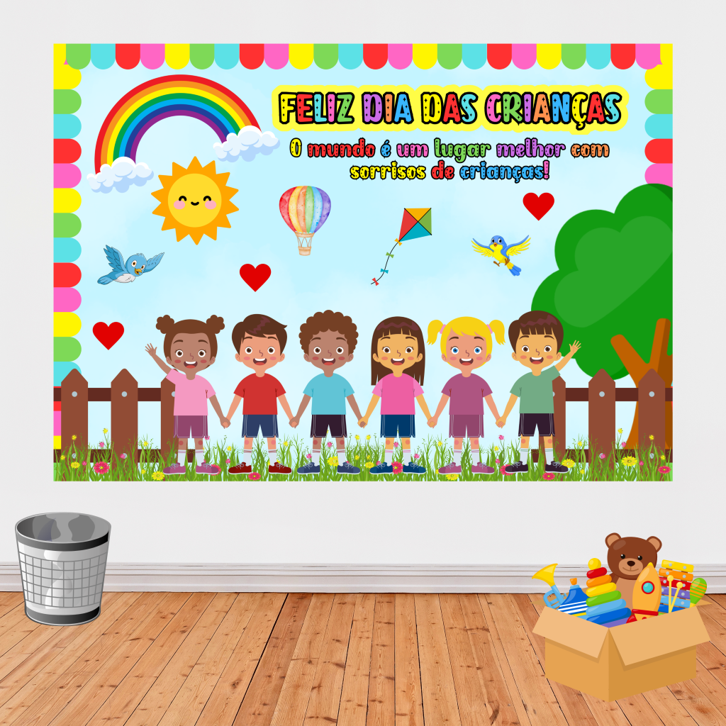 PAINEL DIA DAS CRIANÇAS 🥰🧸🪀🛴 – Professor Gamificado – Atividades ...