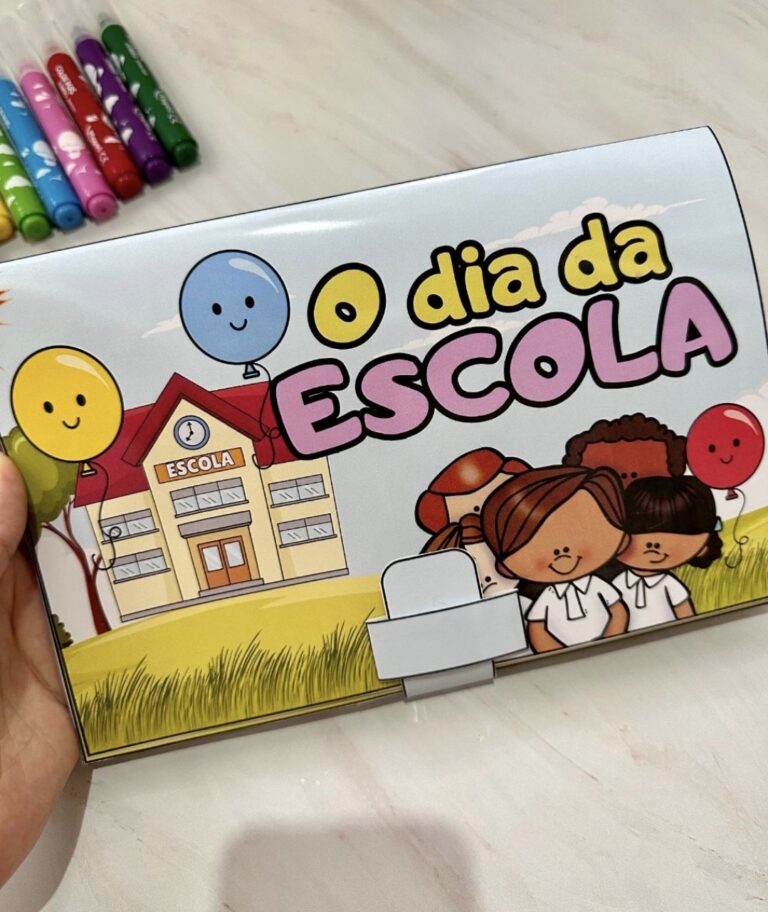 LIVRO EM 3D: DIA DA ESCOLA - Professor Gamificado - Atividades Pedagógicas