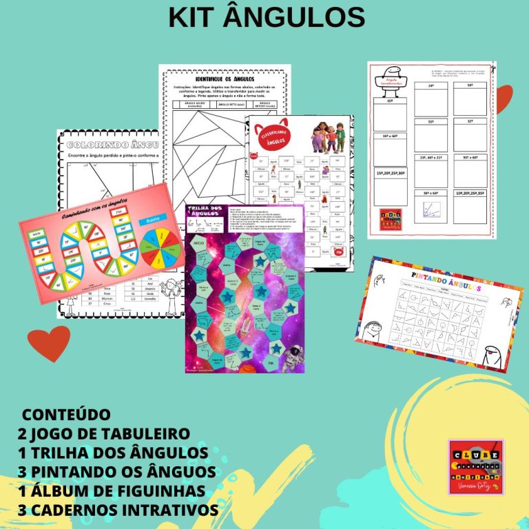 KIT DOS ÂNGULOS – Professor Gamificado – Atividades Pedagógicas